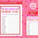 Spanish Valentines Day Word Scramble Games for Kids & Adults Printable ...