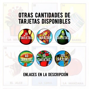 30 Mexican Loteria Cards | 2 Different Versions (60 Total) | Loteria ...