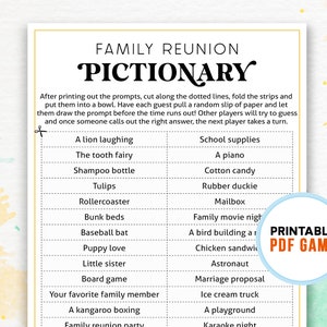 5 Family Reunion Games Bundle | Family Gathering Activities for Kids ...