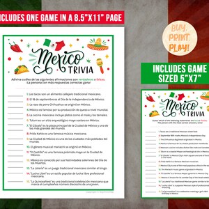 Fun Mexico Trivia | Hispanic Heritage Month | Mexican Independence Day ...