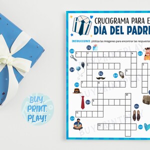 Dia Del Padre Juegos Imprimibles Para Niños | Spanish Fathers Day Games ...