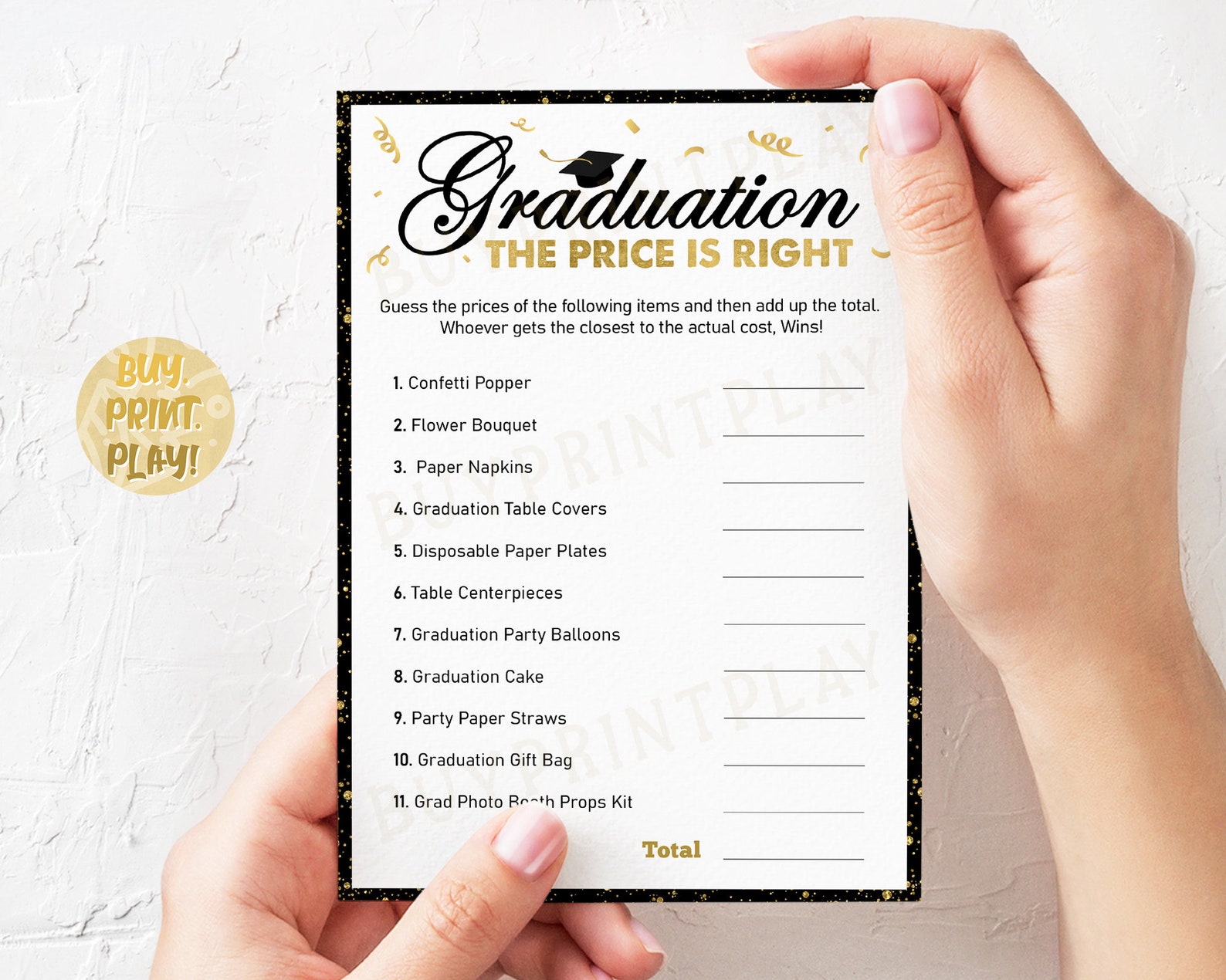 Graduation Party Games the Price is Right Printable - Etsy