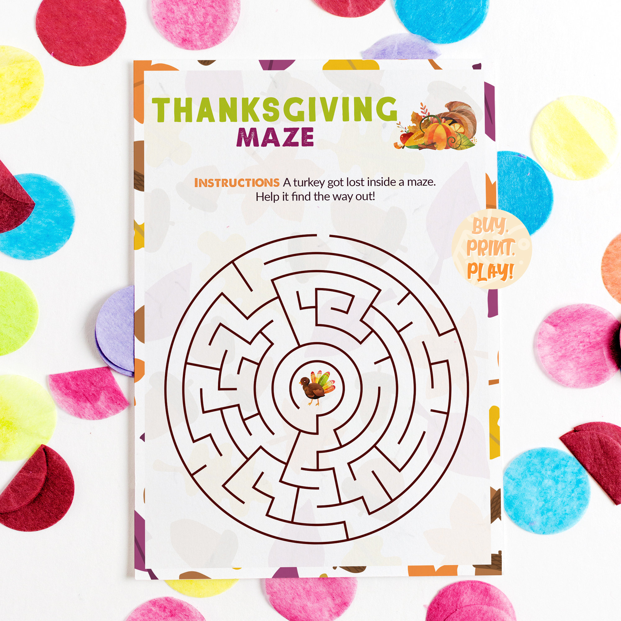 Thanksgiving games For kids and adults Friendsgiving Party | Etsy