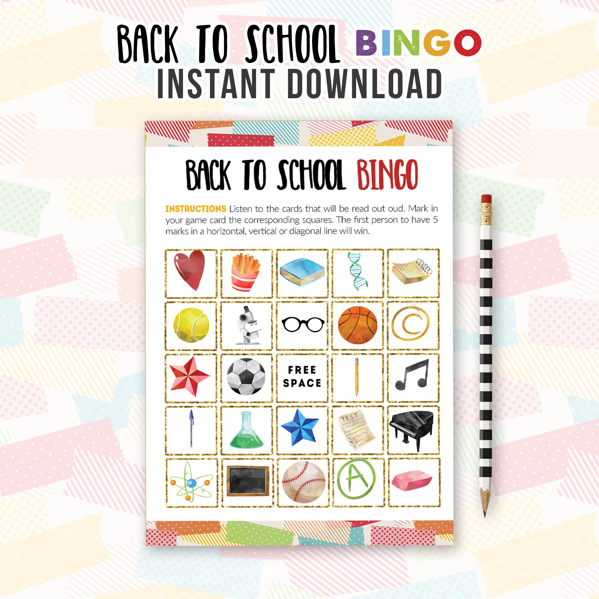 Back to School Printable Games School Activity Bundle - Etsy