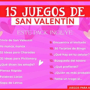 15 Juegos De San Valentin Para Adultos | Spanish Valentines Games ...