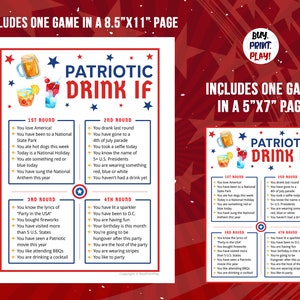 4th of July Games Bundle for Adults | Patriotic Printable Activities ...