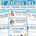 7 Juegos del Dia del Padre Actividades imprimibles para niños Spanish ...