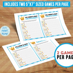 Fathers Day Emoji Pictionary Game | Printable Activity for Kids & Teens ...