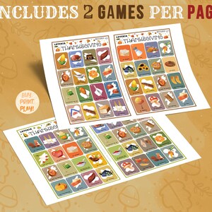 Thanksgiving Bingo Mexican Loteria in Spanish & English | Fun Family ...