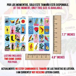 30 Mexican Loteria Cards | 2 Different Versions (60 Total) | Loteria ...