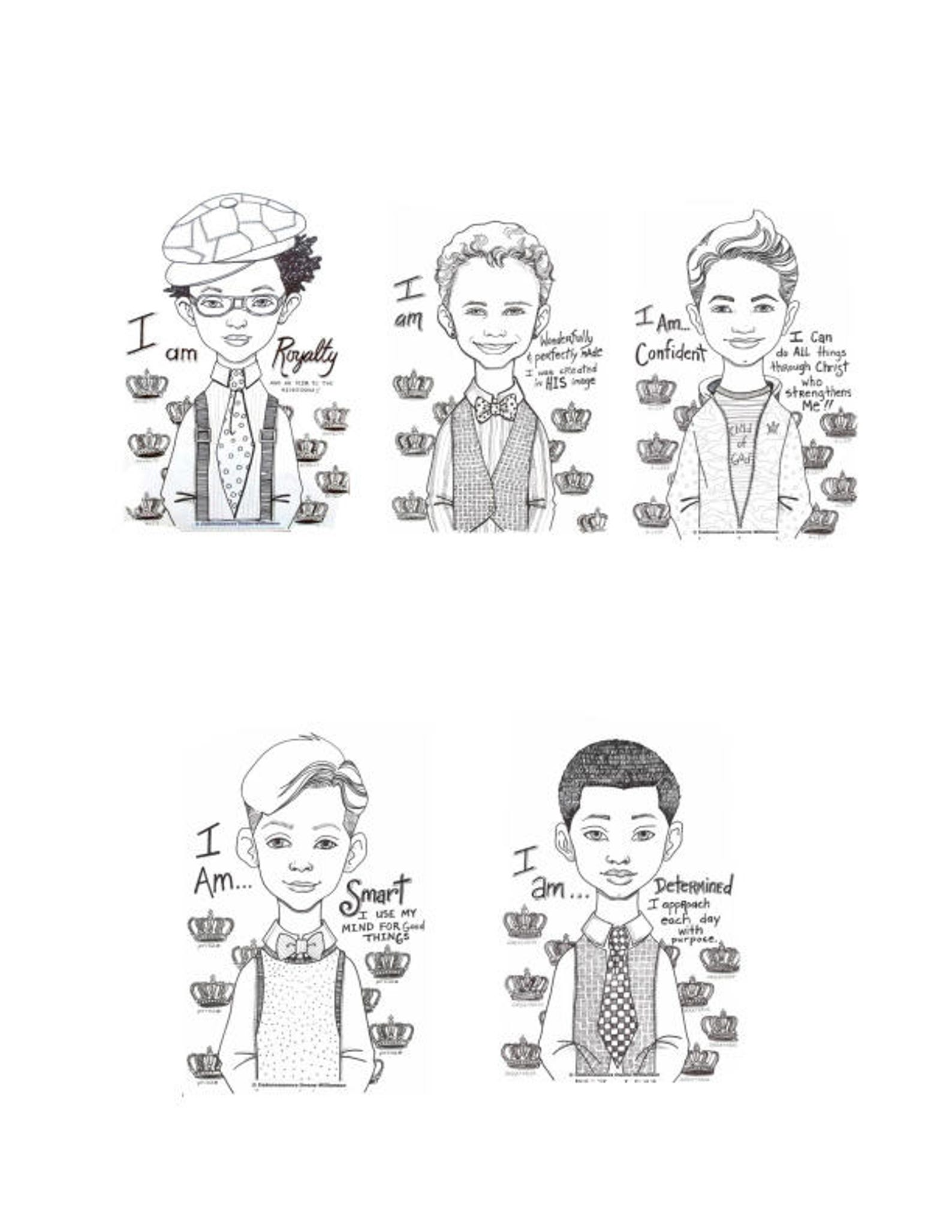 I Am-creative Expression Coloring Sheets Coloring Book | Etsy