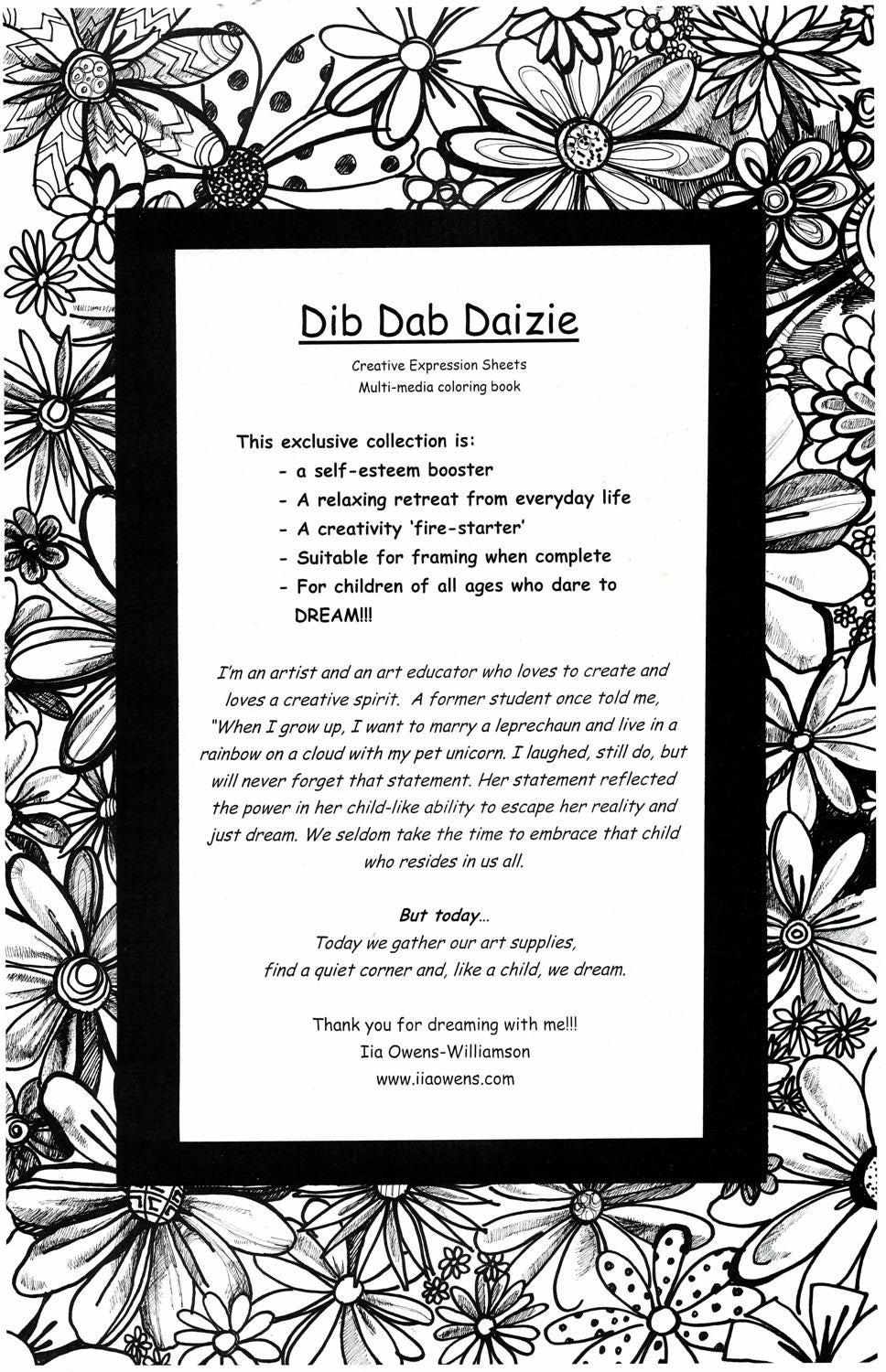 I Am-creative Expression Coloring Sheets Coloring Book | Etsy