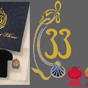 Club 33 Decal NEW Logo Disneyland Inspired Vinyl Sticker Car Window ...