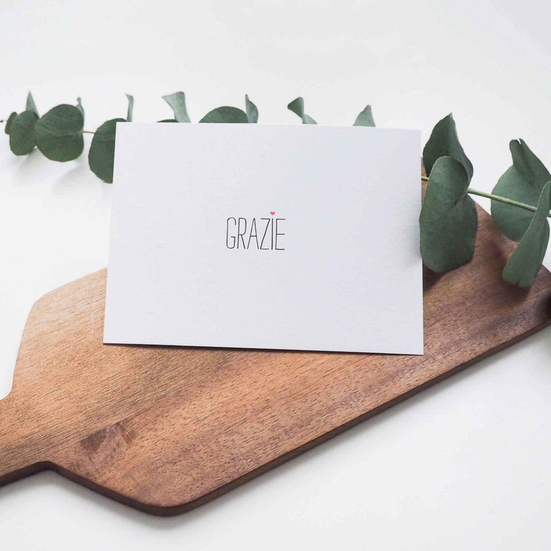 Grazie Thank You Cards With a Little Italian Flare, Cute Greeting Card ...