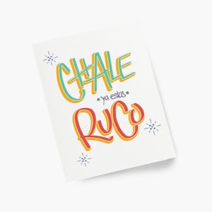 Tarjeta De Cumpleaños | Chale Ya Estas Ruco, Birthday En Español, Cute ...