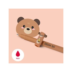 Legami Erasable Gel Pens, Teddy Bear Corgi Pen, Study School Pen ...