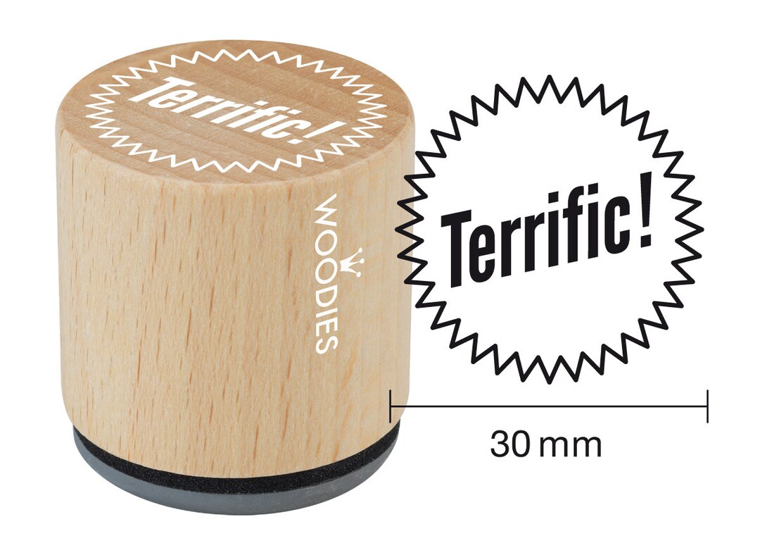 Terrific Woodies Mounted Rubber Stamp Teacher Stamp WE1306 - Etsy