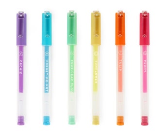 Legami Erasable Gel Pens, Kawaii Dino Pig Llama Astronaut Pen, Study ...