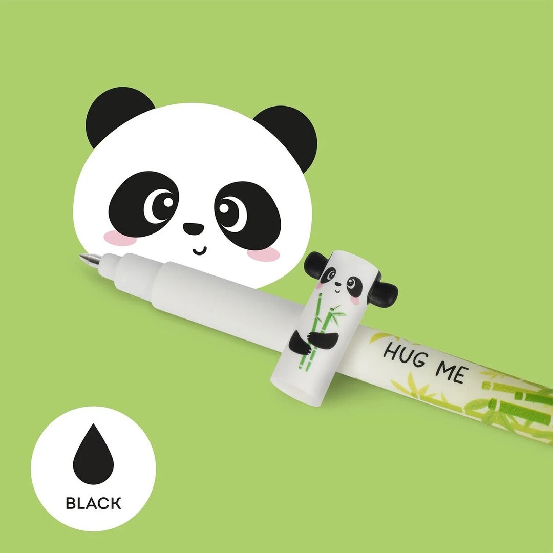 Legami New Panda Erasable Gel Pen, Craft Room Office Stationery, Bullet ...