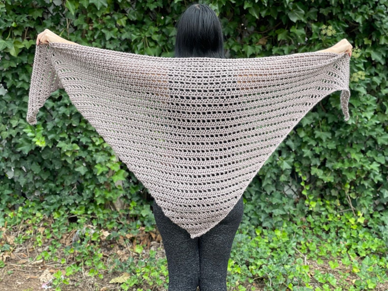 The Basic Shawl | Crochet Pattern - Etsy