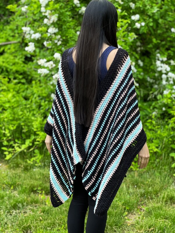 The Basic Ruana | Crochet Pattern - Etsy