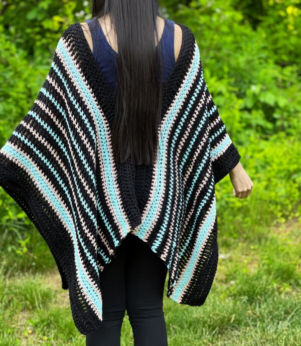 The Basic Ruana | Crochet Pattern - Etsy