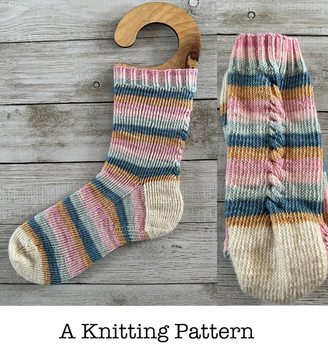 Braided Socks | Knitting Pattern - Etsy