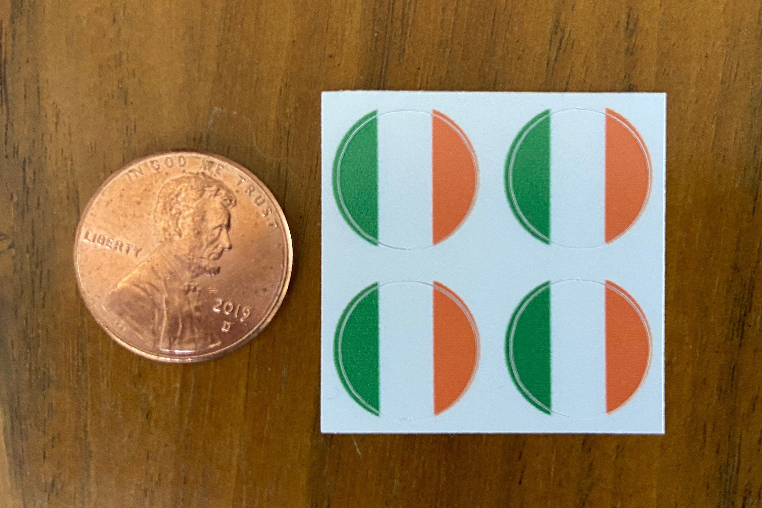 Ireland Flag Round Stickers Set of 241/2 Inch Diameteruse - Etsy