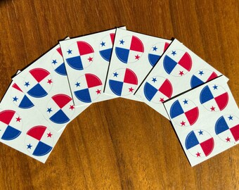 Panama Flag Stickers High-quality and Durable Adhesive Vinyl Decals - Etsy