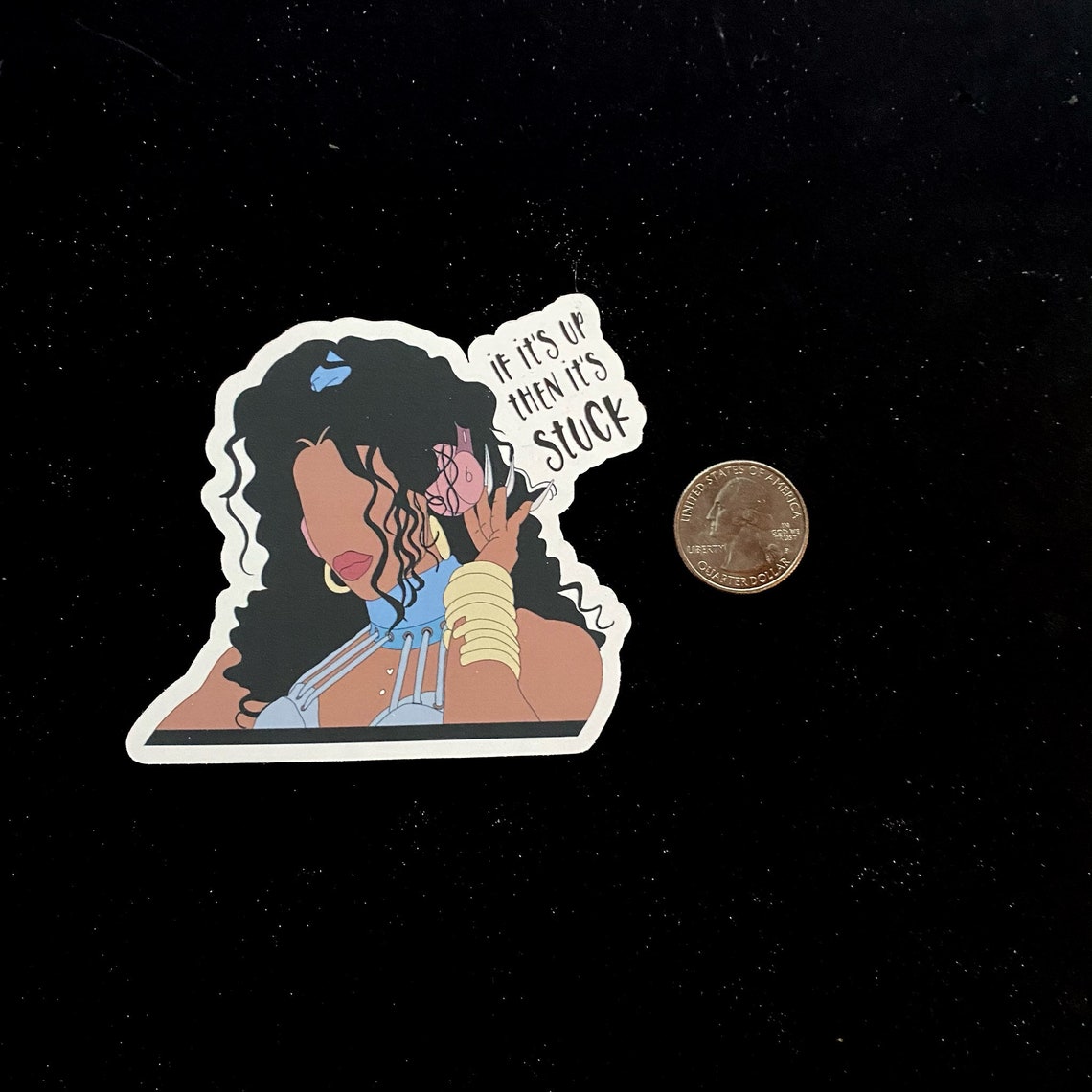 Cardi B Sticker Pack If Its up Then Its Stuck Rap Gift - Etsy