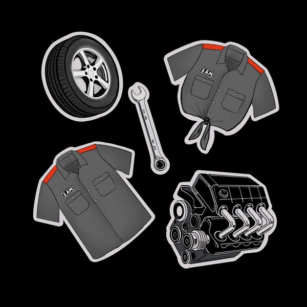 Gearhead Stickers for Car - Etsy