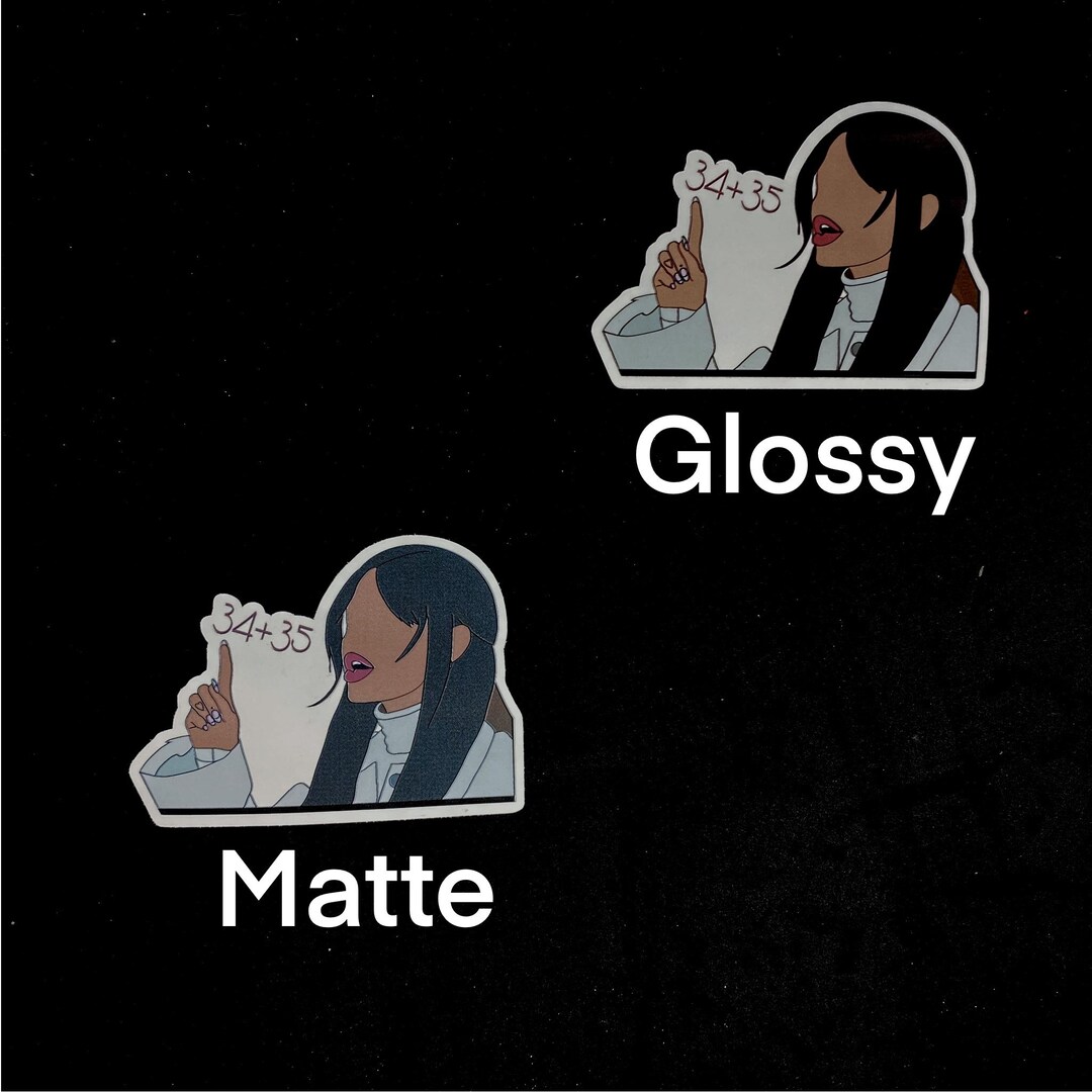 Ariana Grande Sticker | '34+35' | Pop | Positions Album | Ari