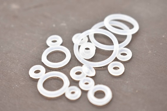 Clear Silicone O-ring Pair - Etsy