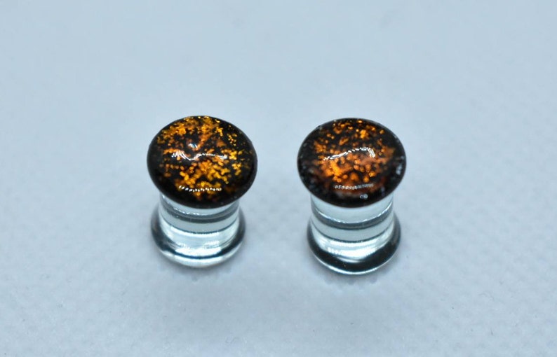 0G Magma Glass Pair Plugs Gauges - Etsy