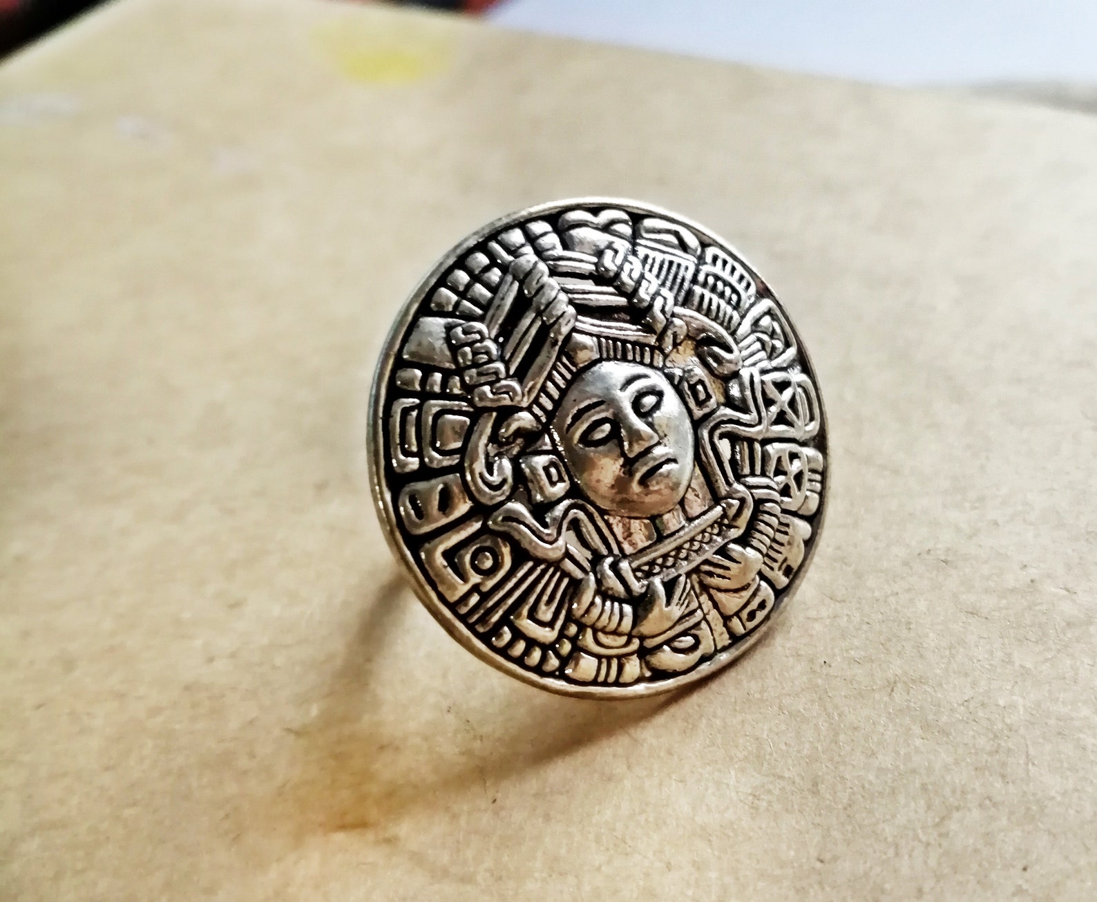 Outstanding Silver Mayan Ring Gift for Wife Boho Jewelry - Etsy