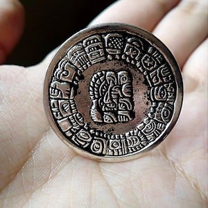 Mayan Zodiac Ring, Vintage Mayan Ring, Mayan Calendar Ring, Mayan ...