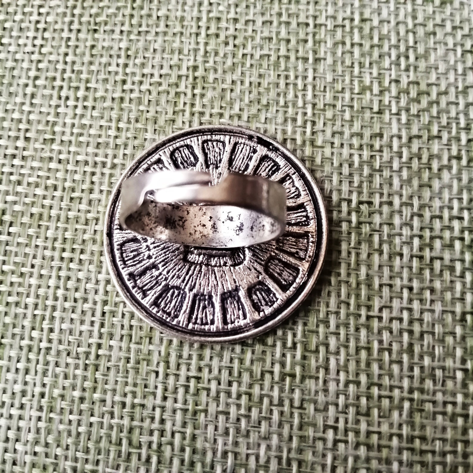 Mayan Zodiac Ring Vintage Mayan Ring Mayan Calendar Ring | Etsy