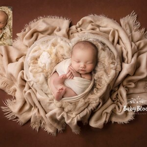 Digital Prop/backdrop Newborn Heart Prop Neutral Instant - Etsy