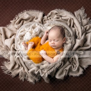 Digital Prop/backdrop Newborn Heart Prop Neutral Instant Download - Etsy