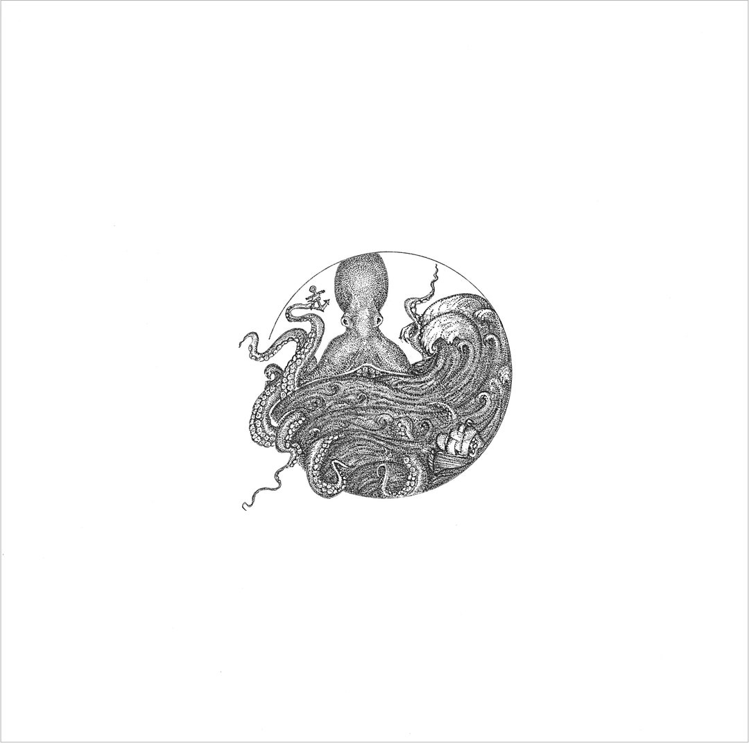 Kraken Print, Limited Edition; Original Artwork in Pen and Ink; Giclee ...