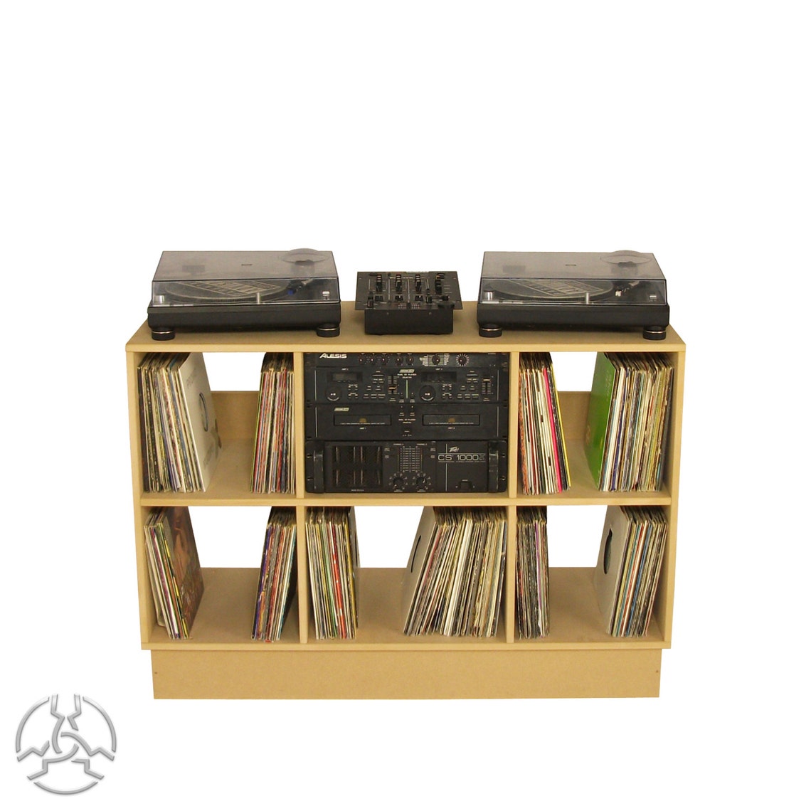 DS1000 - DJ Table Desk Unit With Record and Amp Storage, Ideal for 1210 ...