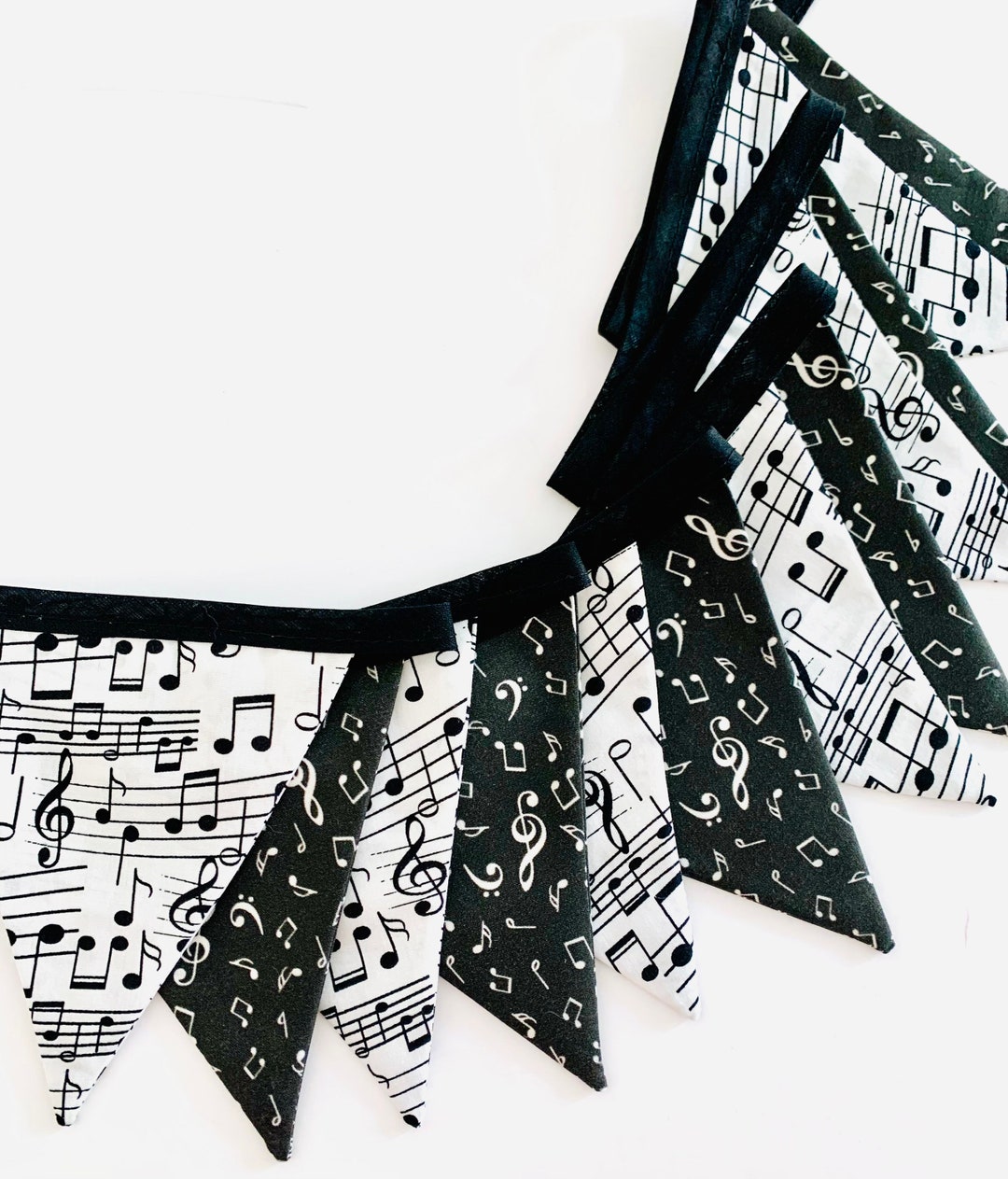 Musical Note Bunting, Music Themed Decor, Music Teacher Gift - Etsy