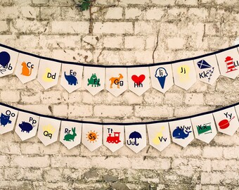 Fabric Alphabet - Etsy