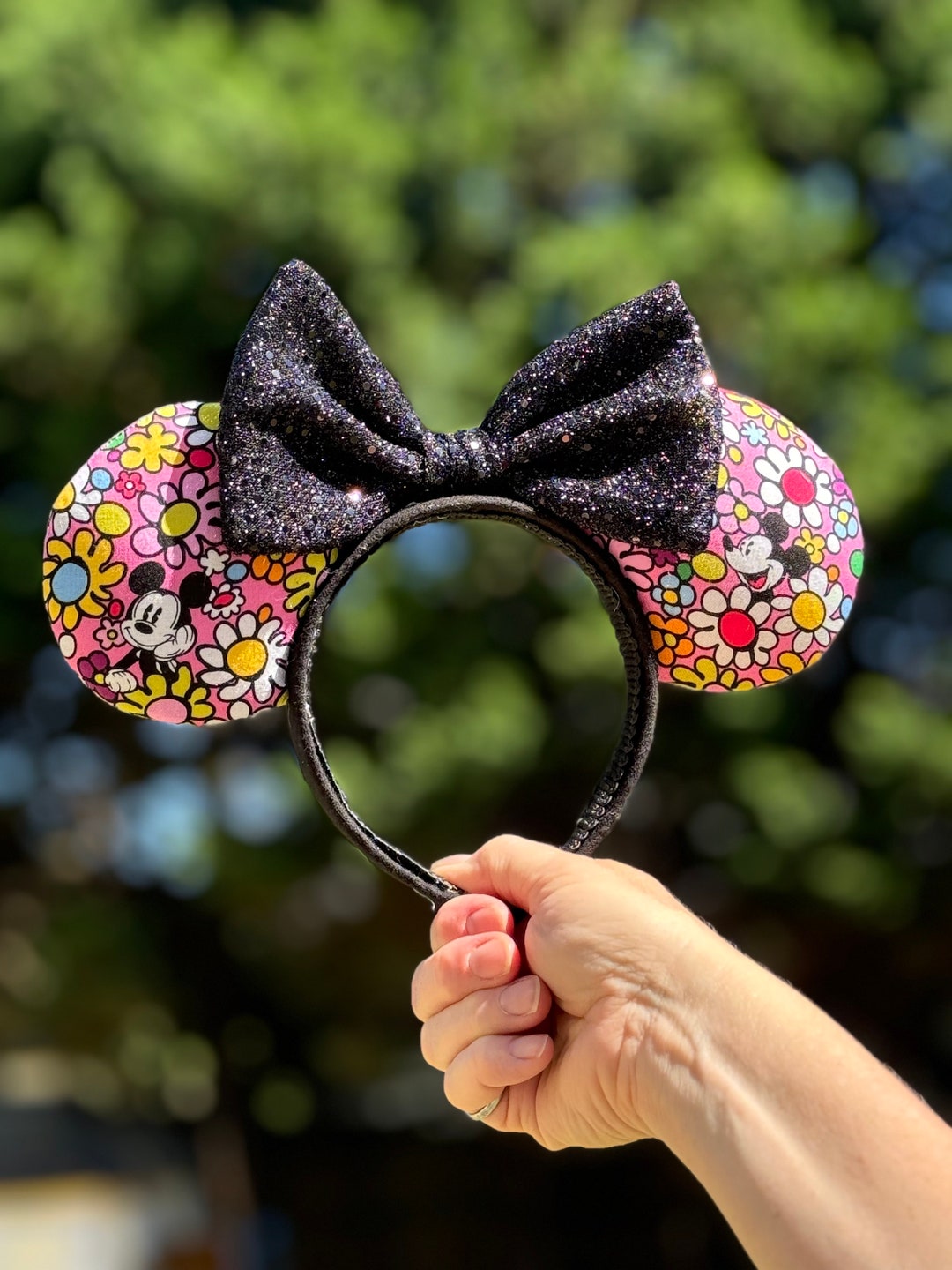 Flower Power Ears/minnie Ears/mickey Ears/retro/60s/70s/floral Disney ...