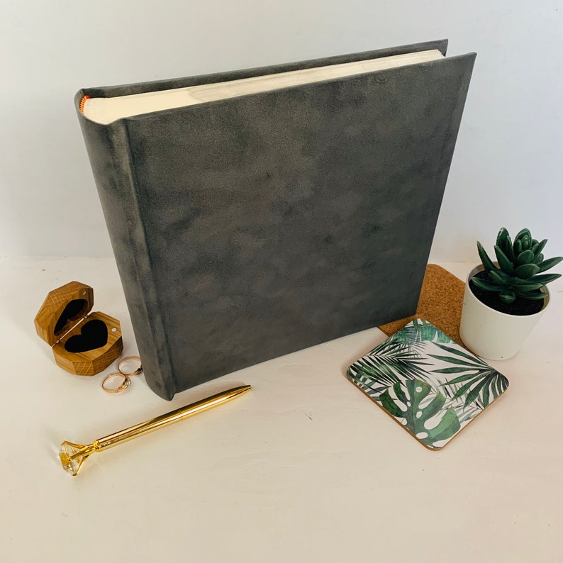 Grey Pocket Photo Album Slip-in Photo Album for 200 4x6 or - Etsy