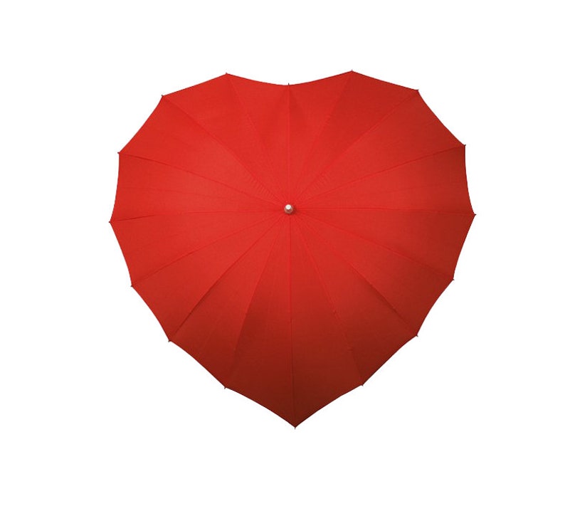 Red Heart Shape Umbrella More Colors - Etsy