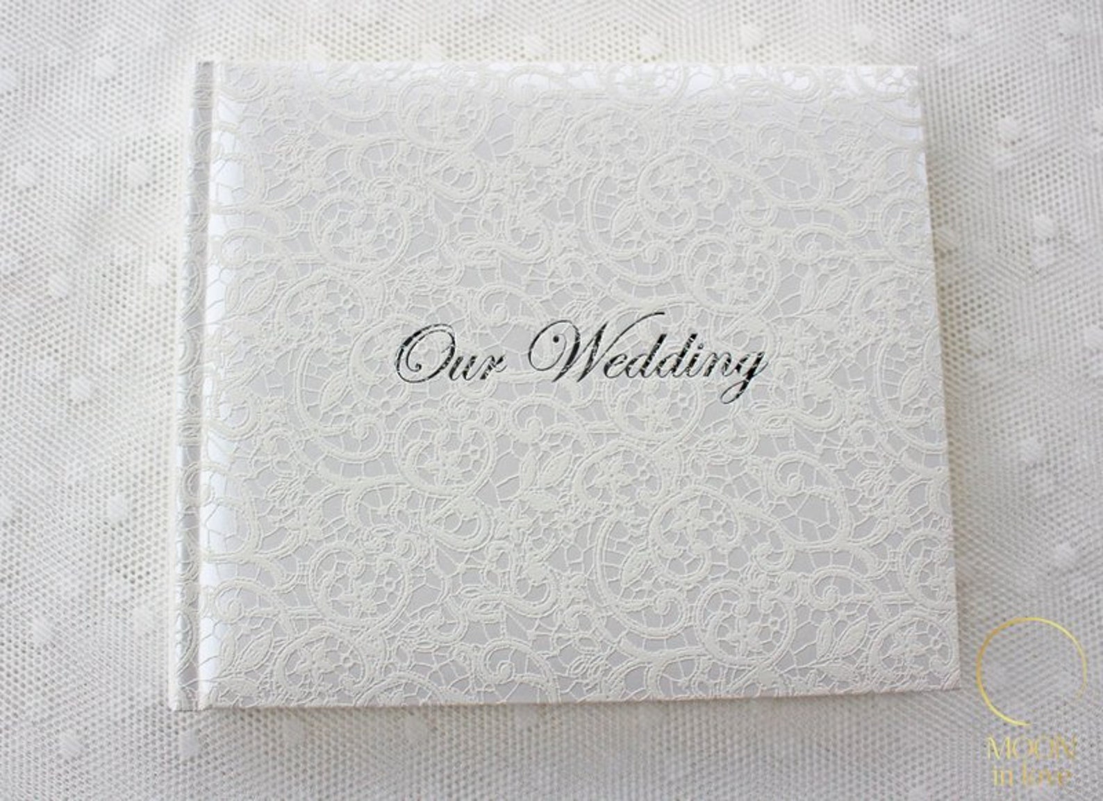 Our Wedding Photo Album With Gold or Silver Engraving - Etsy