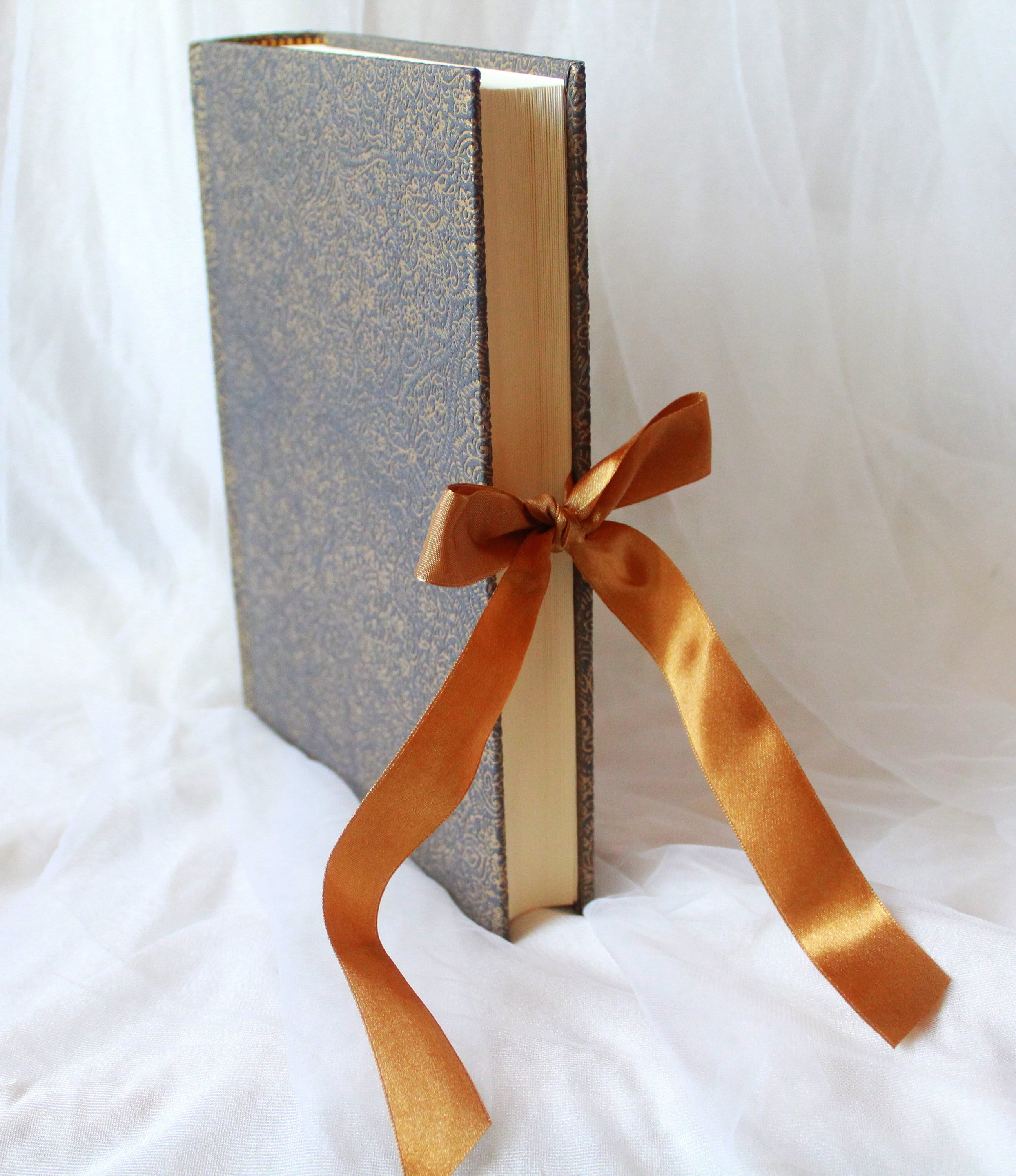 Gold & Black Classic Photo Album With Satin Ribbon Closure | Etsy