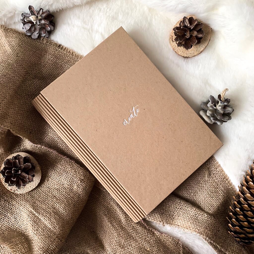 Kraft Box, Kraft Sketch Book, Natural Box With Sketch Book - Etsy