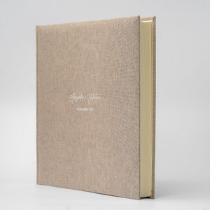 Handmade Photo Album With Linen Cover - Etsy